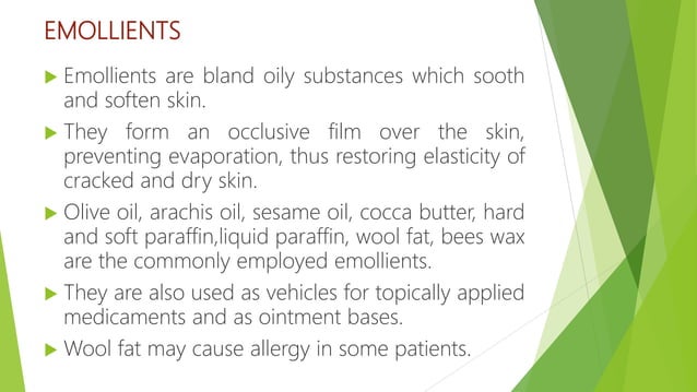 Drug acting on skin and mucous membrane | PPTX