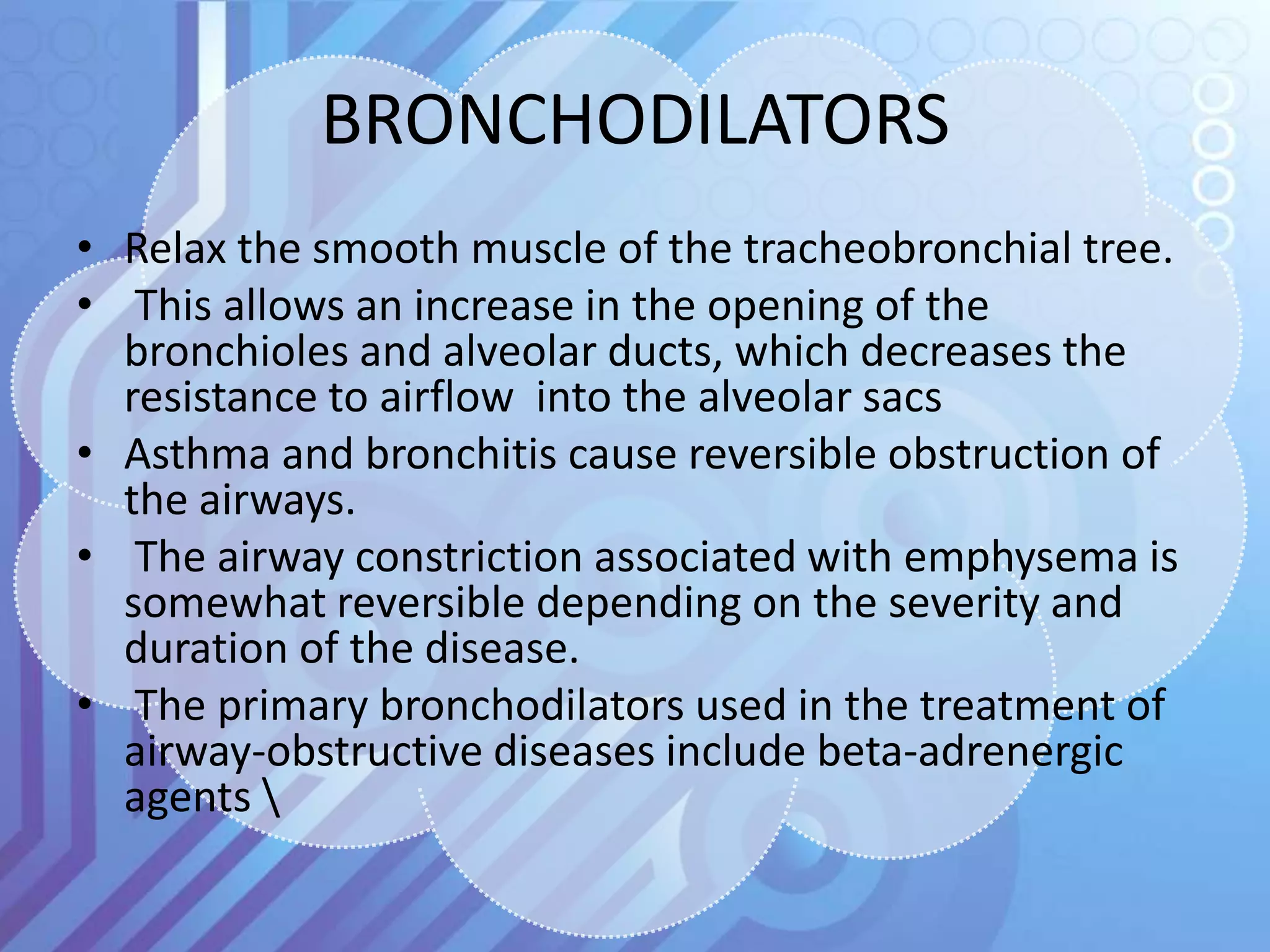 Drug acting on the respiratory system | PPTX
