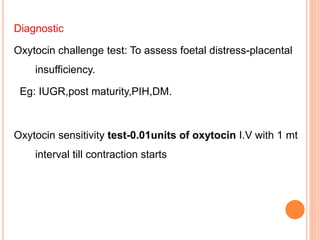 Drug acting on uterus | PPTX