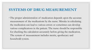 drug action, dosage & MEASUREMENT.pptx