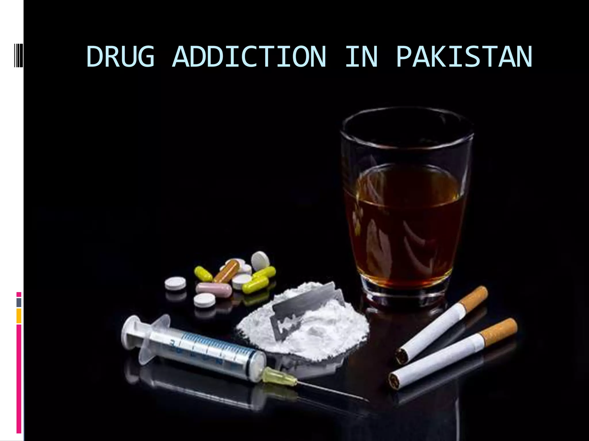 Drug addiction in Pakistan | PPTX