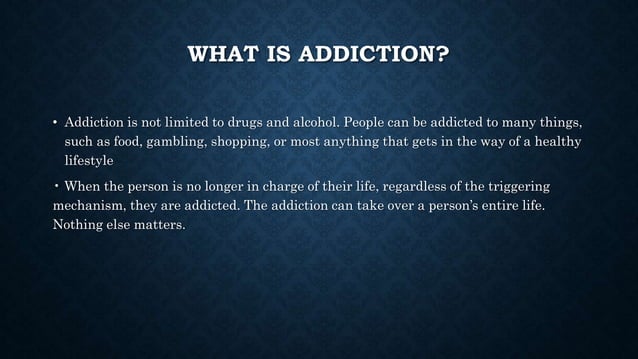 Drug addiction | PPT