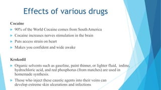 Drug addiction.pptx | Illegal Drugs, Tobacco, eCigarettes, Vaping ...