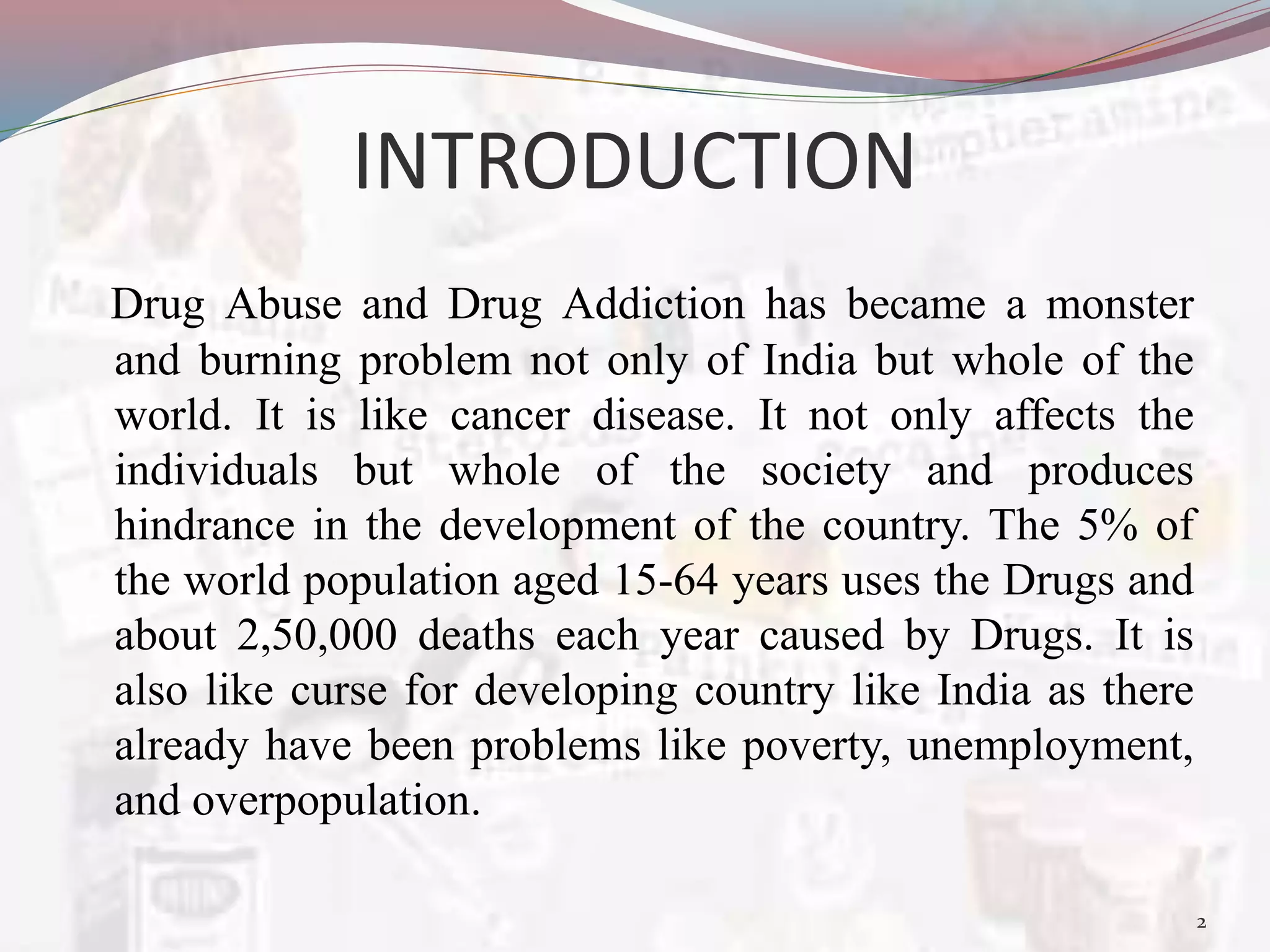 Drug addiction, Criminal justice & Human Rights | PPTX