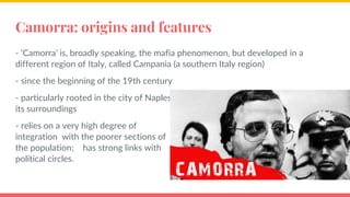 Camorra, 'Ndrangheta and Illegal Drug trade in Italy | PPTX