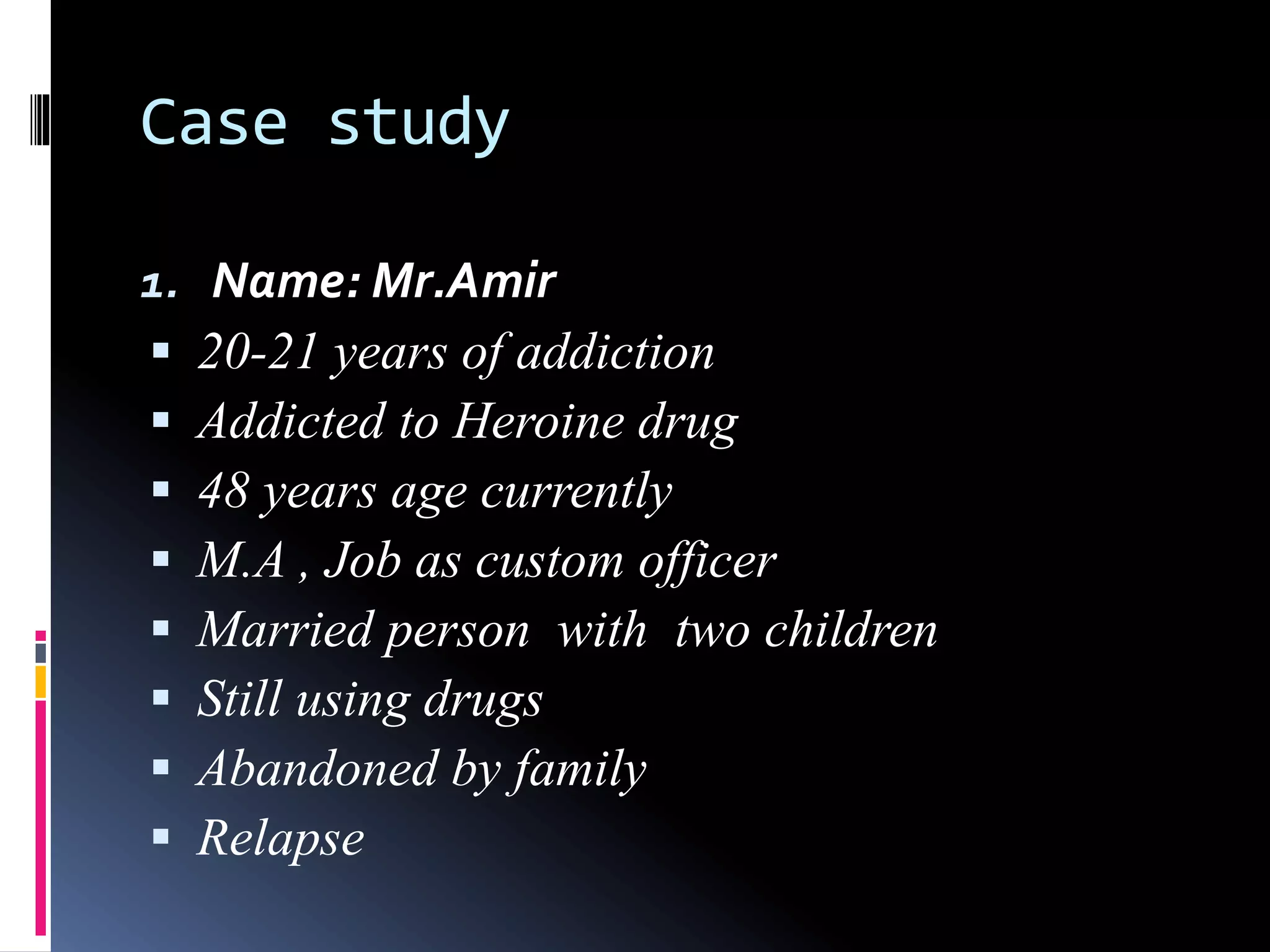 Drug addiction in pakistan | PPTX