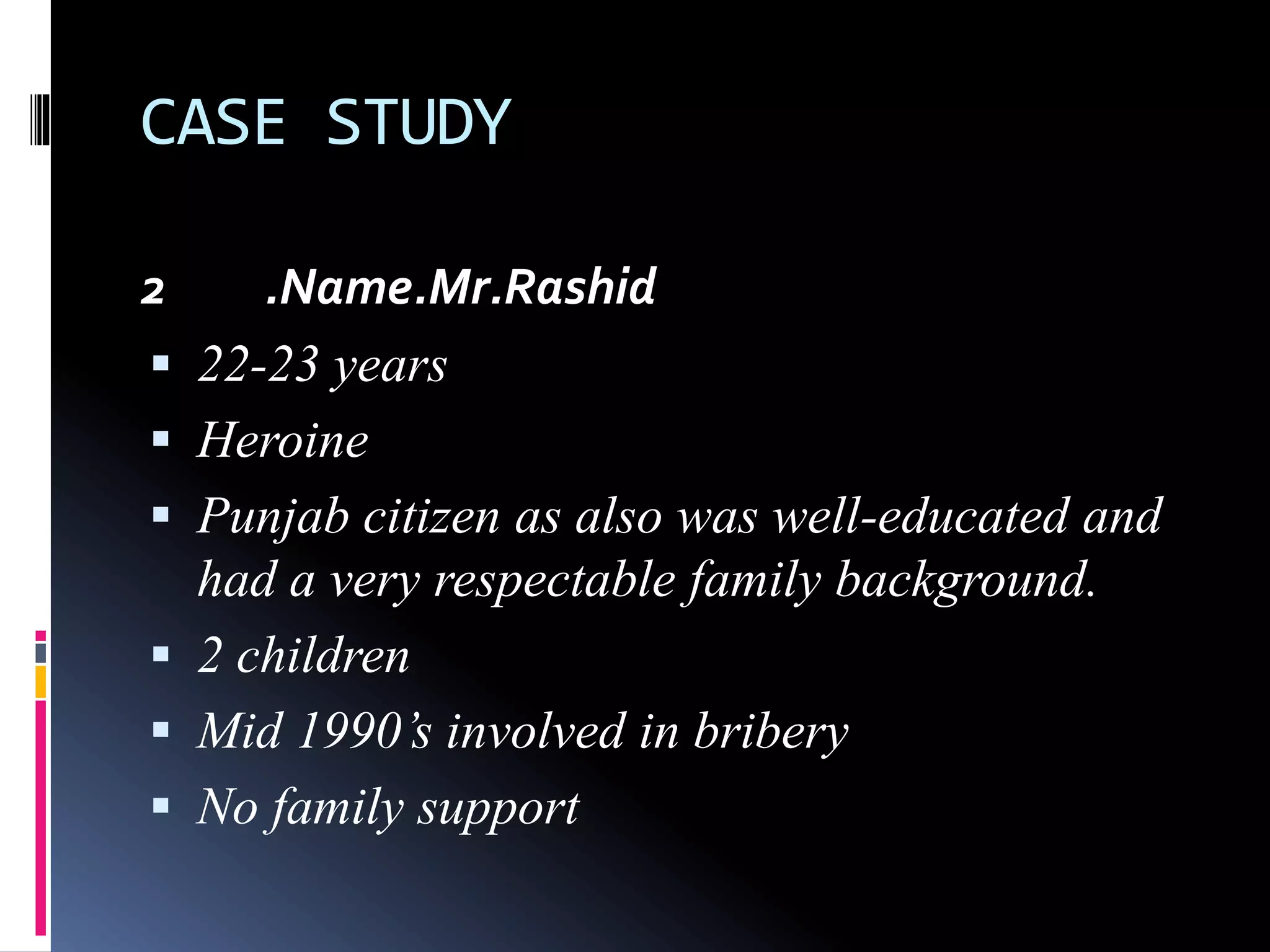 Drug addiction in pakistan | PPTX