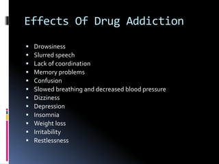 Drug addiction in pakistan | PPTX