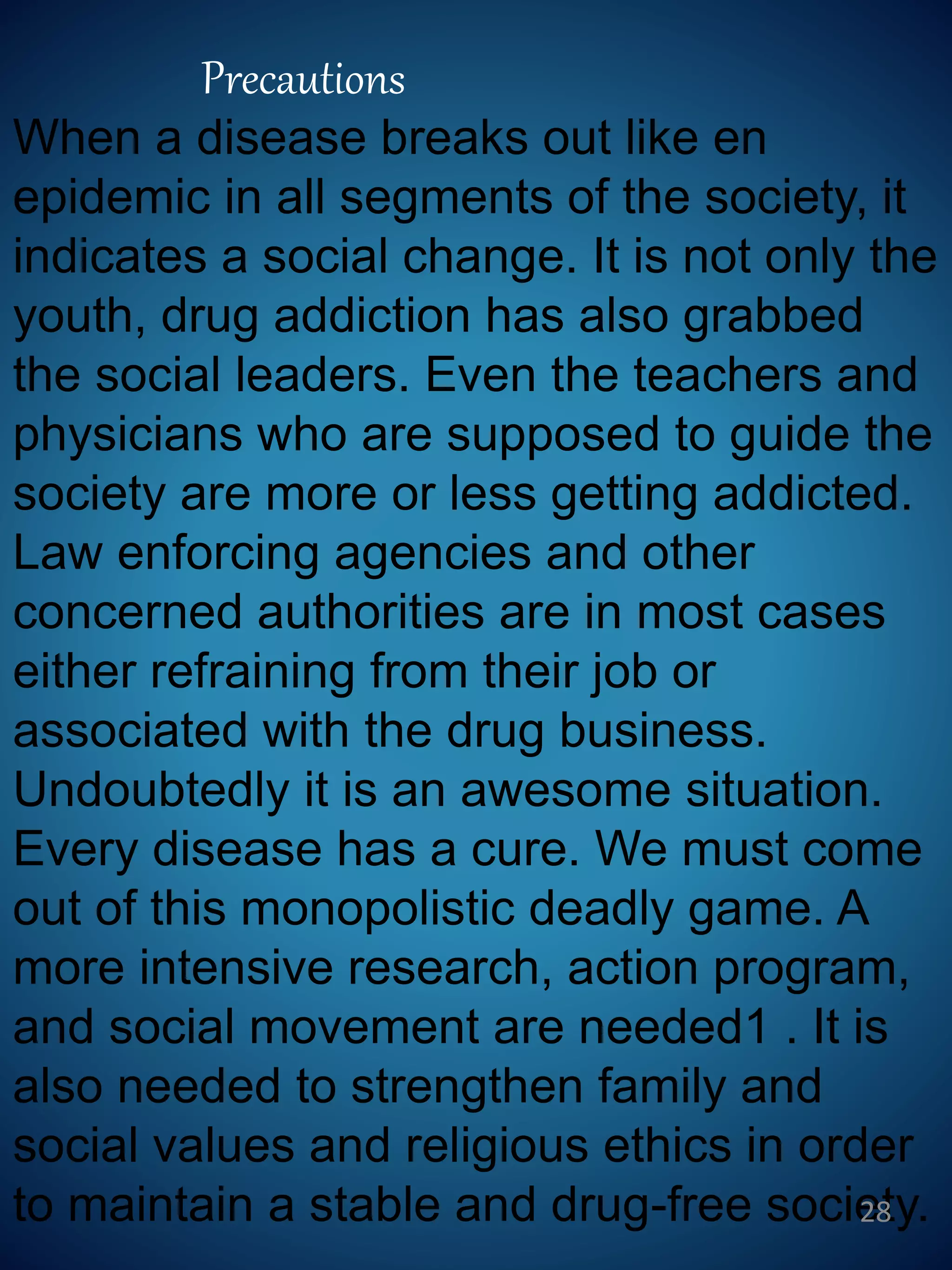 Drug addiction project class 12 | PPTX