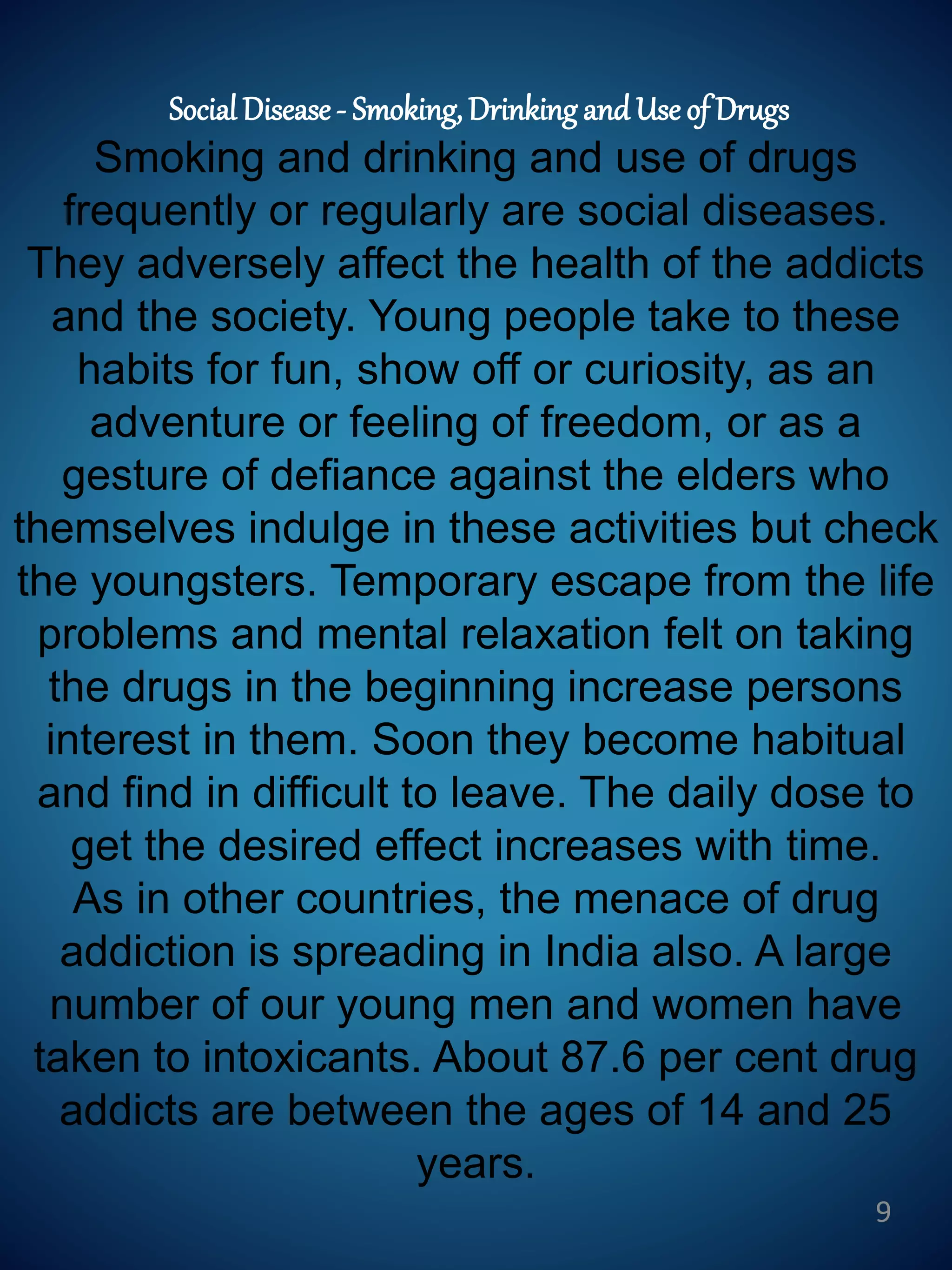 Drug addiction project class 12 | PPTX