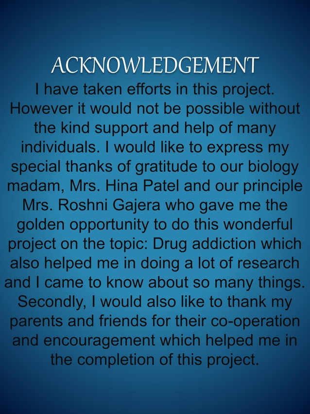 Drug addiction project class 12 | PPTX | Illegal Drugs, Tobacco ...