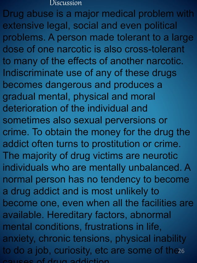 Drug addiction project class 12 | PPTX | Illegal Drugs, Tobacco ...