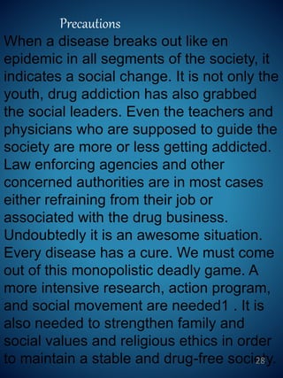 Drug addiction project class 12 | PPTX