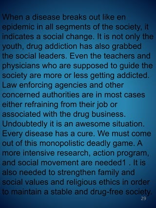 Drug addiction project class 12 | PPTX