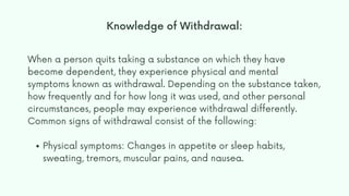 Drug Addiction: Signs, Symptoms, and Withdrawal Management | Solh ...