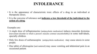 Drug addiction, tolerance and depandance | PPTX