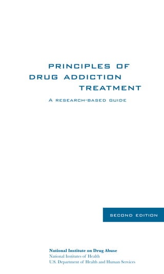 Principles of Drug Addiction Treatment | PDF