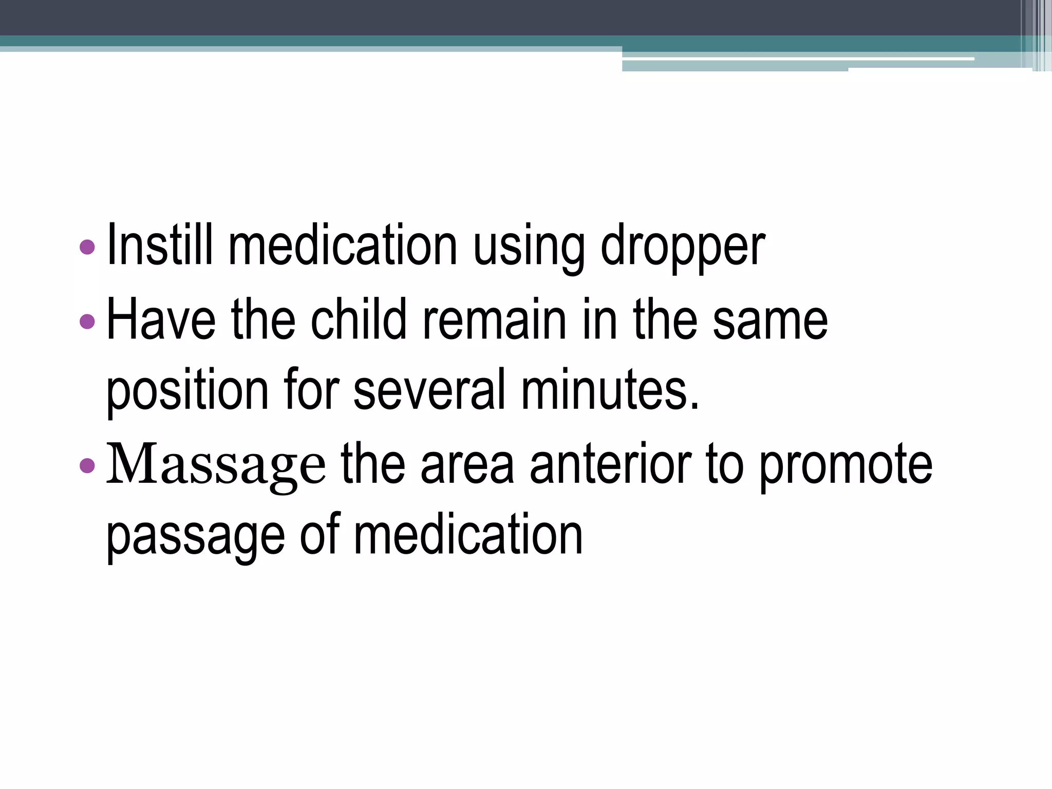 pediatric Drug administration | PPTX