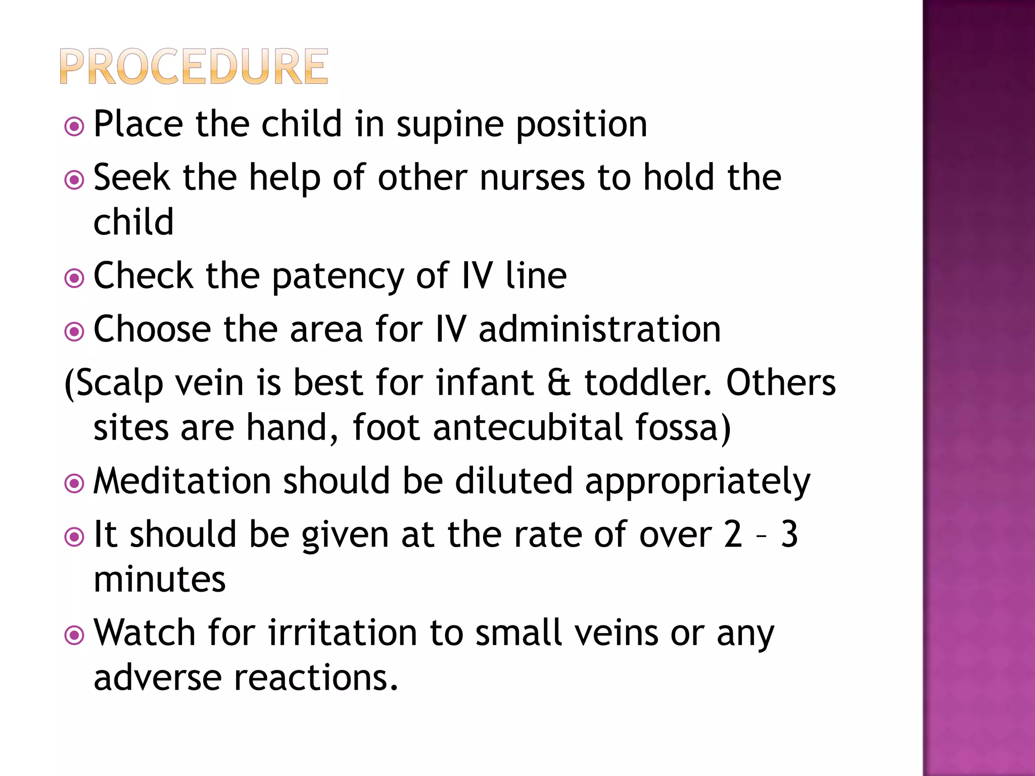pediatric Drug administration | PPTX