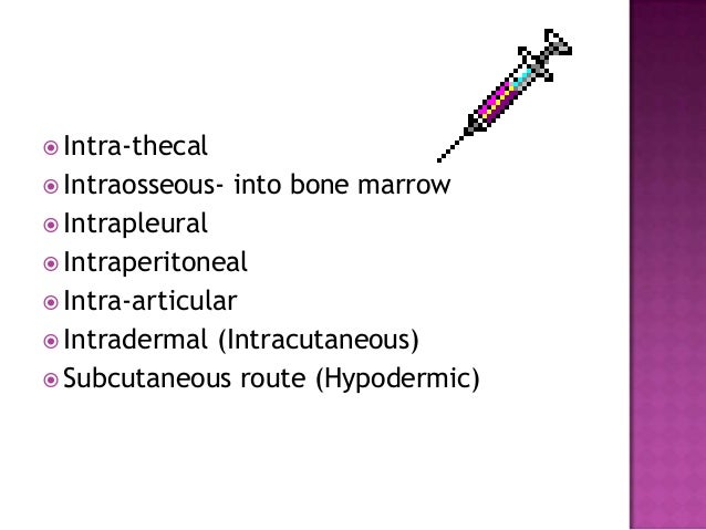Pediatric Drug Administration