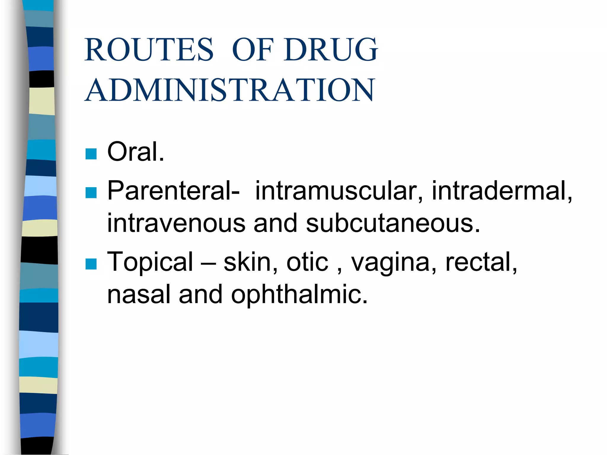 Drug administration | PPTX
