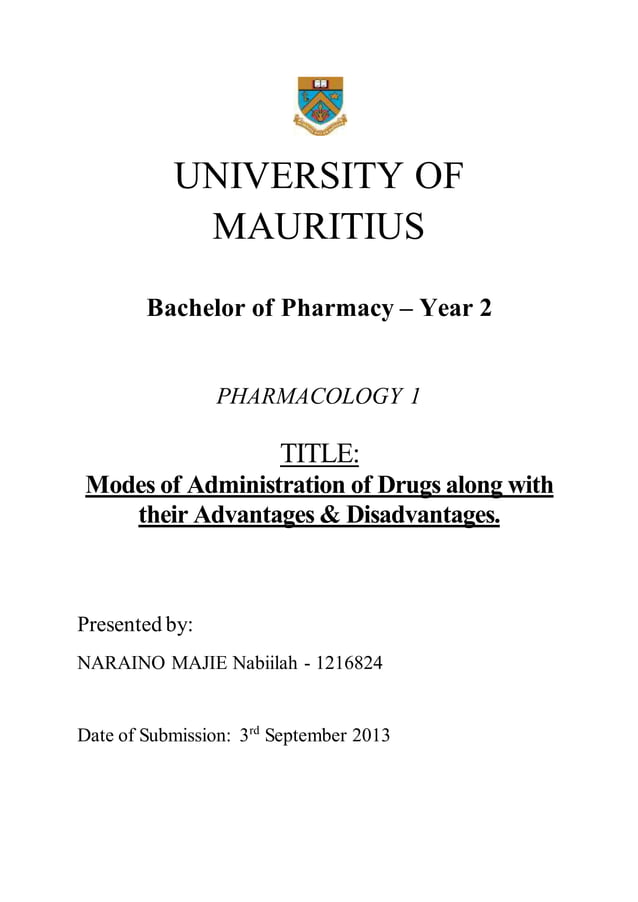 Modes of Drug administration | DOCX | Digestive Disorders | Diseases ...