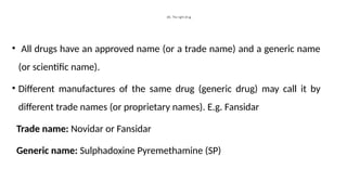 DRUG ADMINISTRATION.pptx ekwendweni college | PPTX