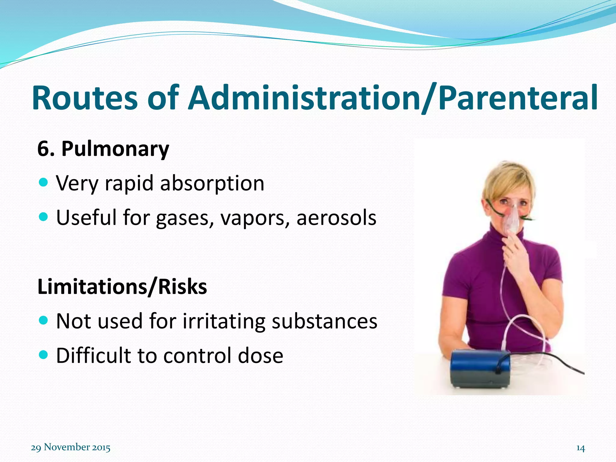 Drug adminstration routes | PPTX