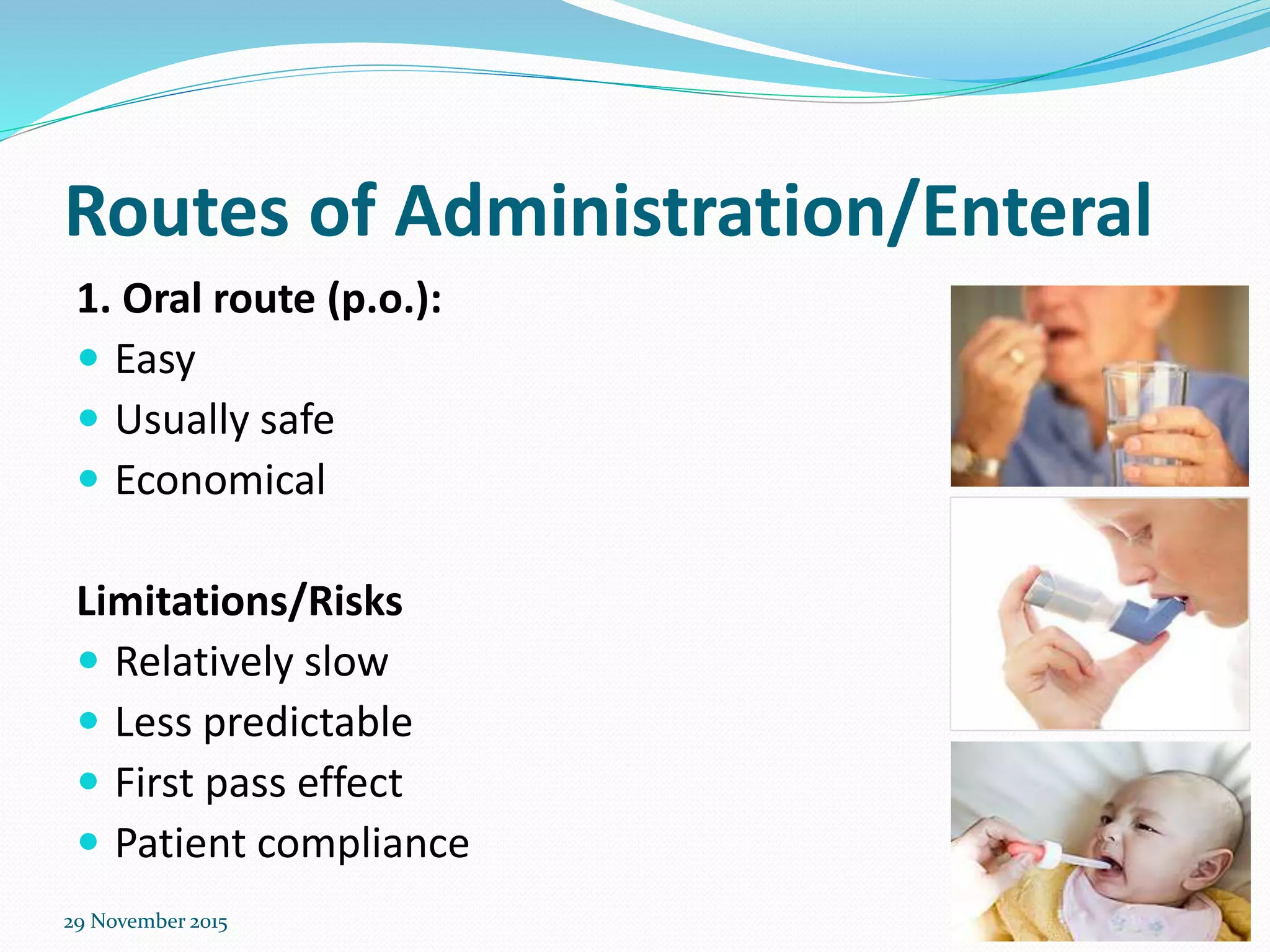 Drug adminstration routes | PPTX