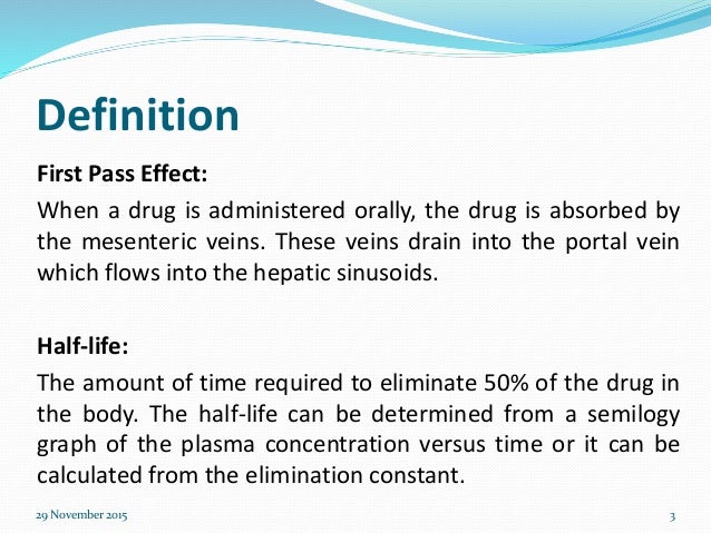 Drug adminstration routes