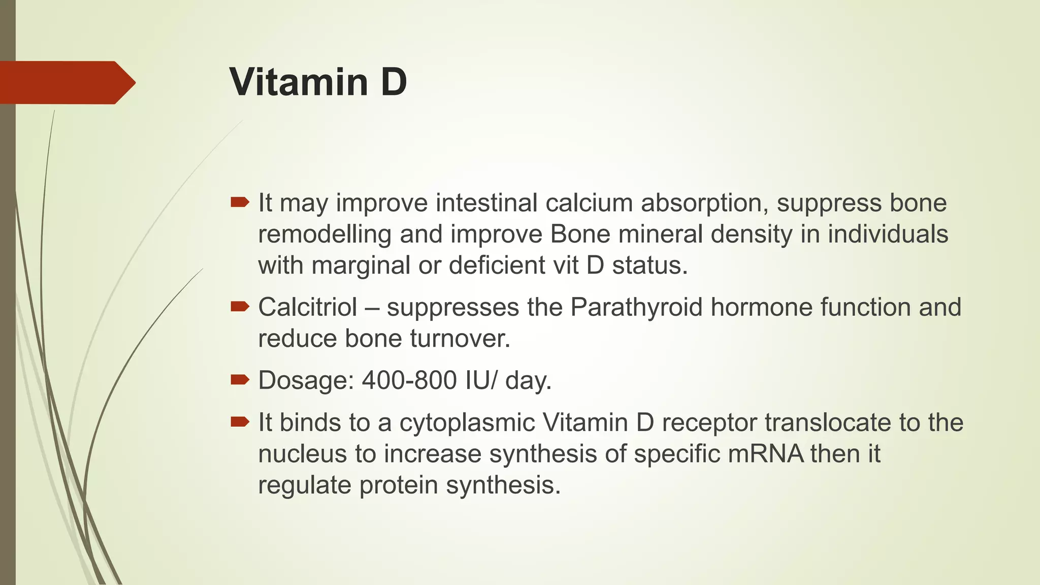 Drug affecting calcium regulation | PPTX