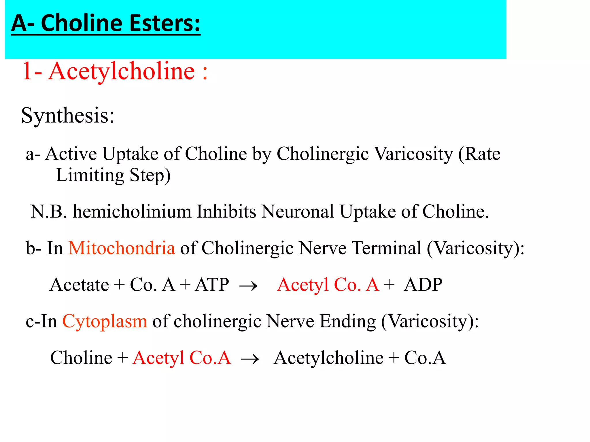 Drug affecting parasympathetic system | PPTX