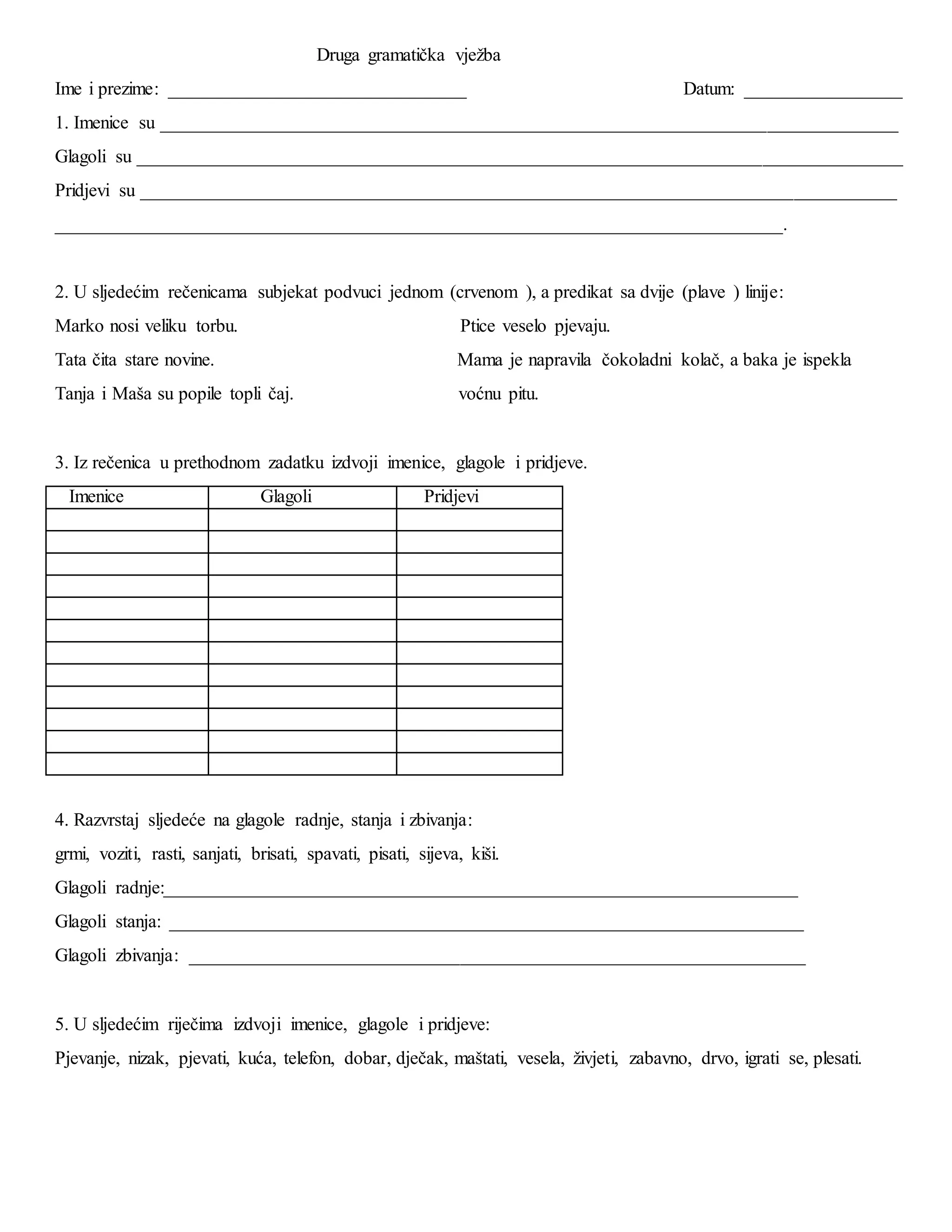 Druga gramatička vježba- 3. razred.docx