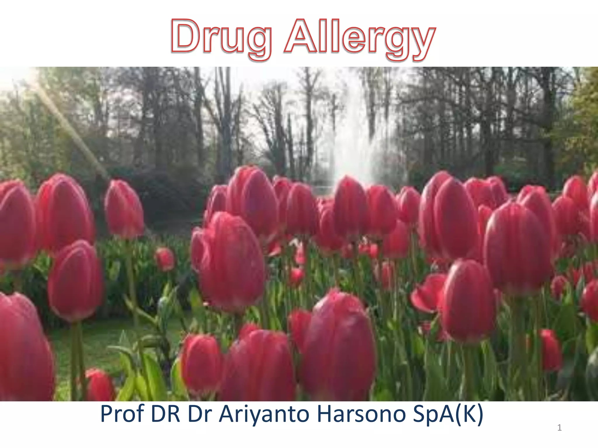 Drug allergy | PPTX