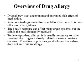 Drug Allergy.pptx | Allergies | Diseases and Conditions