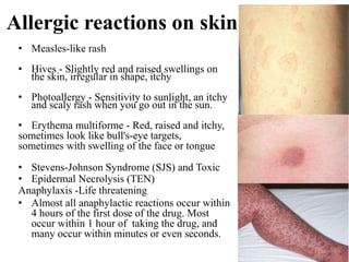 Drug Allergy.pptx | Allergies | Diseases and Conditions