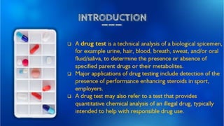 Drug analysis | PPT