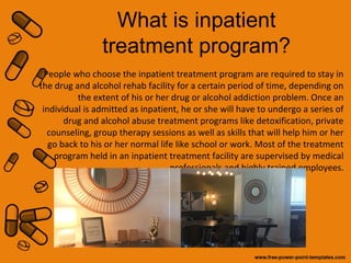 Drug And Alcohol Abuse Treatment Programs | PPT