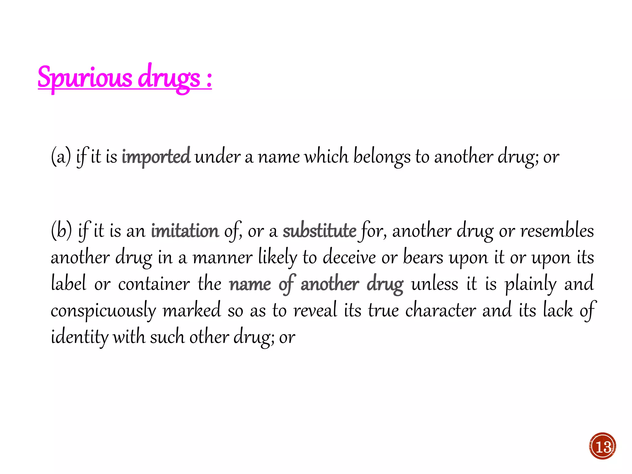 DRUG AND COSMATIC ACT 1940 AND RULES 1945.pptx