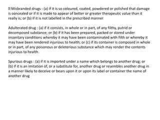 DRUG AND COSMETIC ACT,1940 AND ITS RULES 1945.pptx