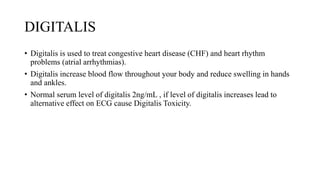 Drug and electrolytes effect on ECG | PPTX