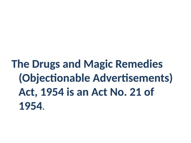 drug and magic remedy act.pptx........... | PPTX