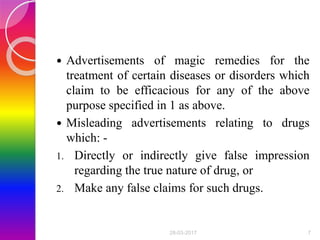 Drug and magics remedies 1954 | PPT