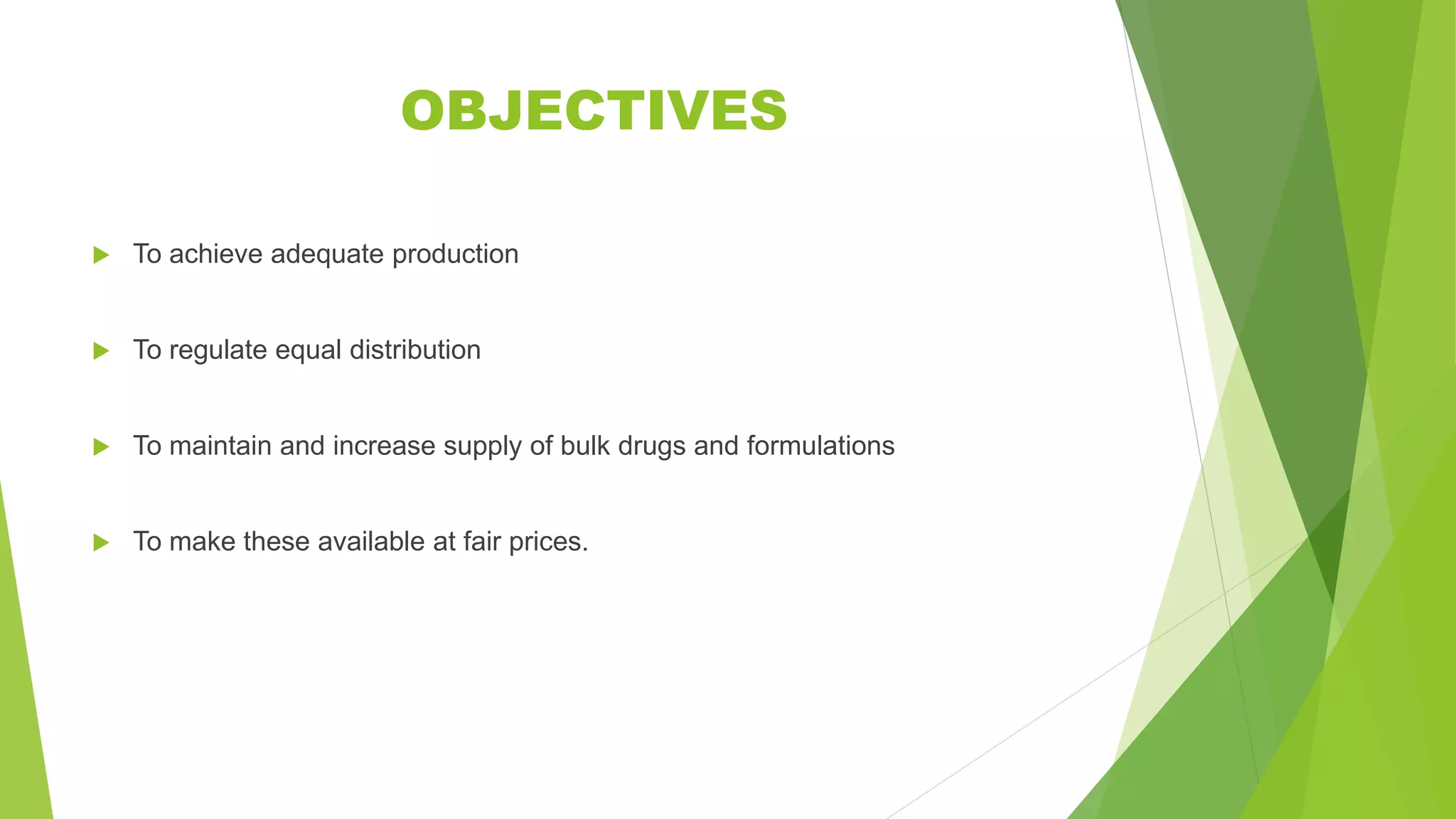 Drug and price control order | PPTX