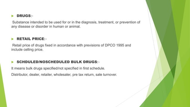 Drug and price control order | PPTX