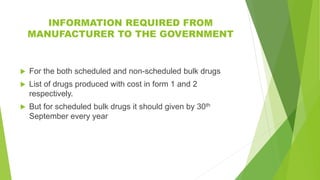 Drug and price control order | PPTX