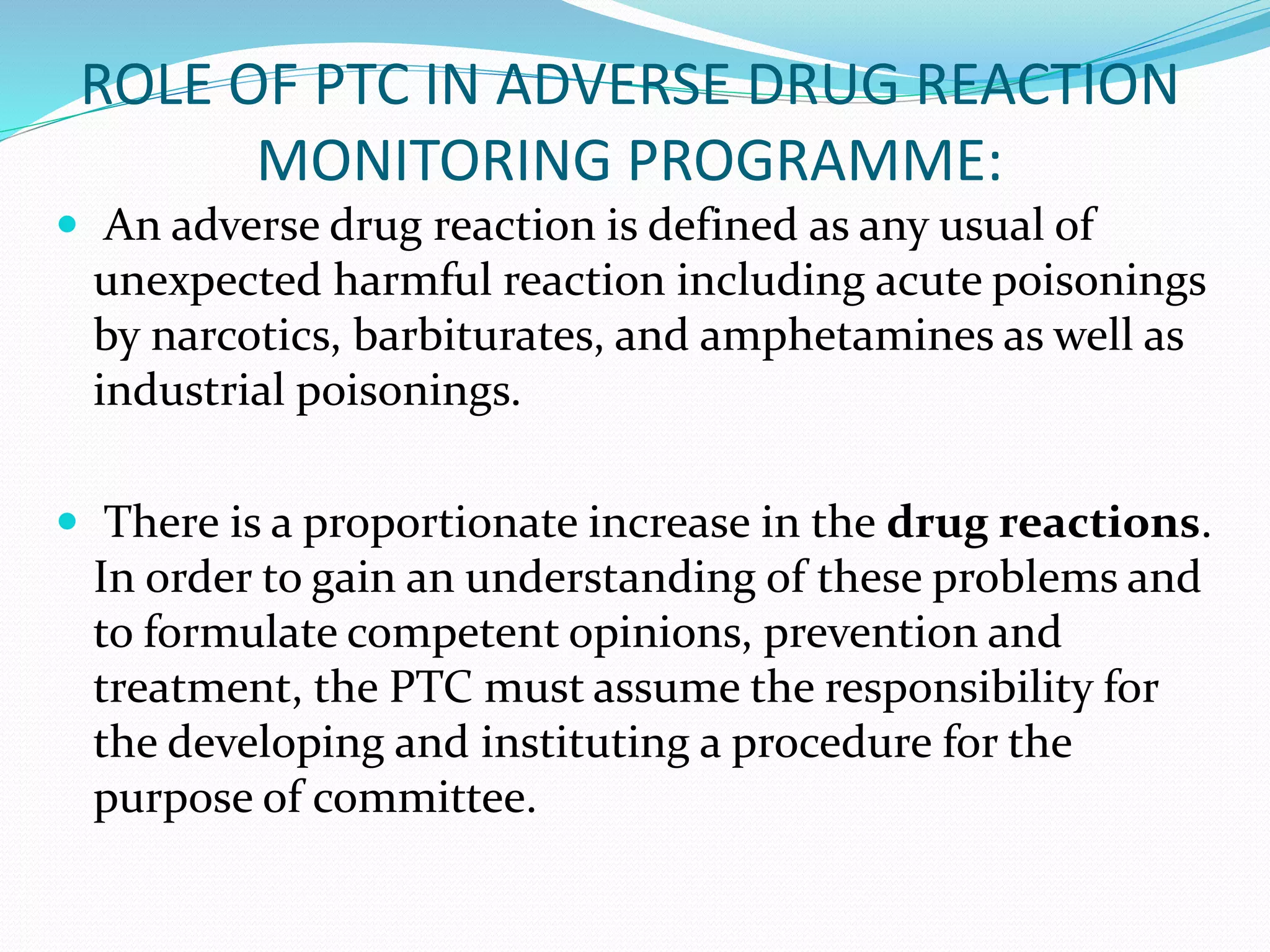 Drug and therapeutic committee | PPTX