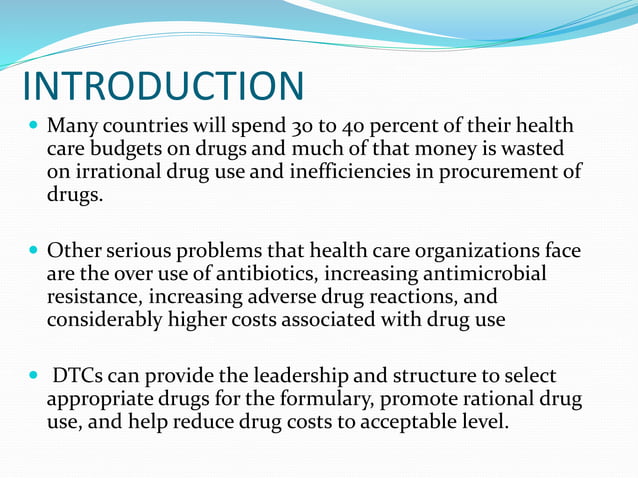 Drug and therapeutic committee | PPTX | Substance Abuse | Diseases and ...