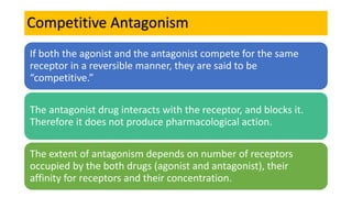 Drug antagonism | PPTX