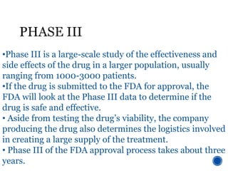 Drug approval process& | PPT